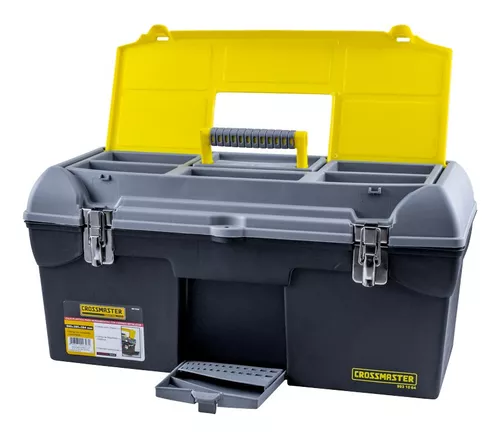 Caja Herramientas Plastica Crossmaster – Naranjo Tools